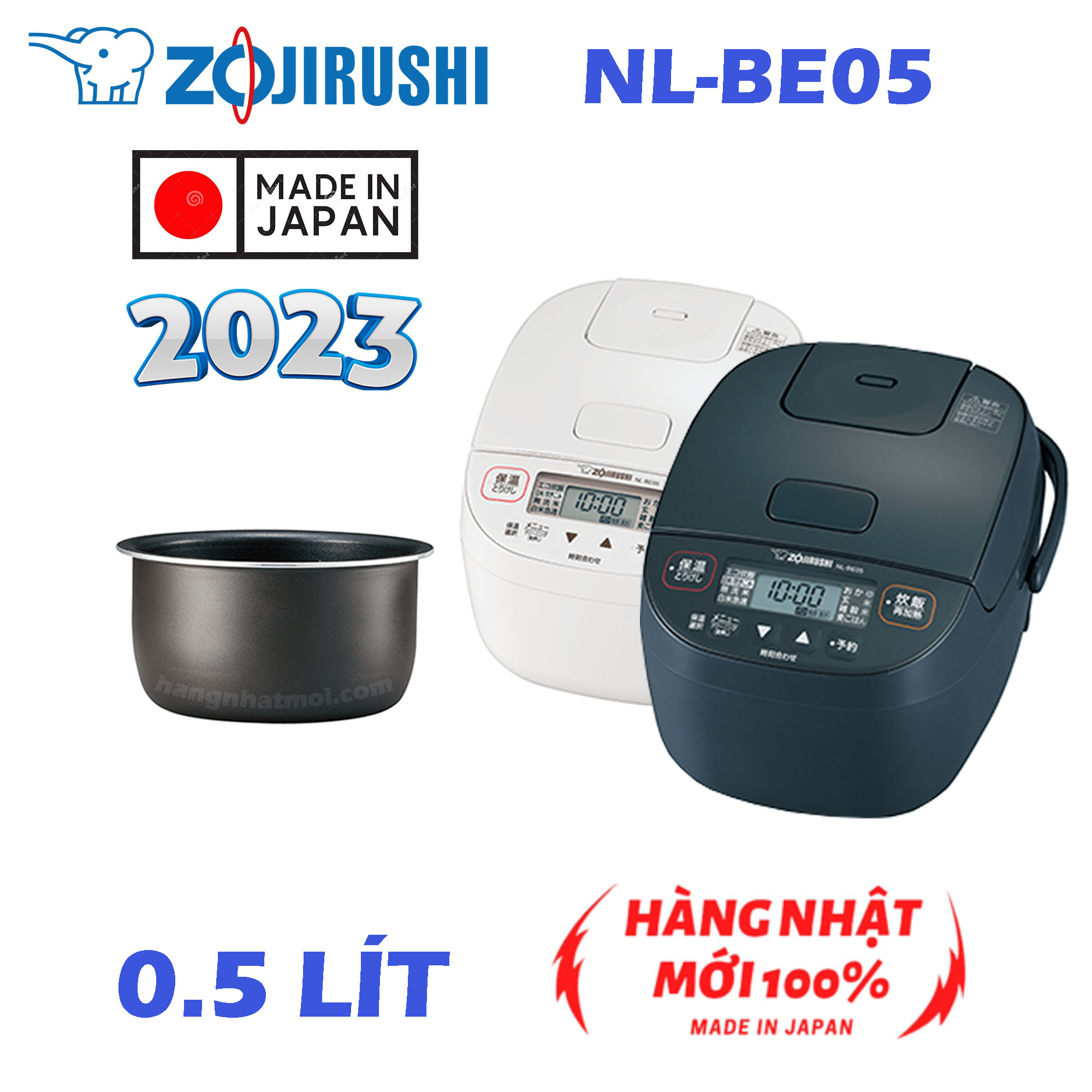Nồi cơm điện tử Zojirushi NL-BE05 chính hãng nội địa Nhật
