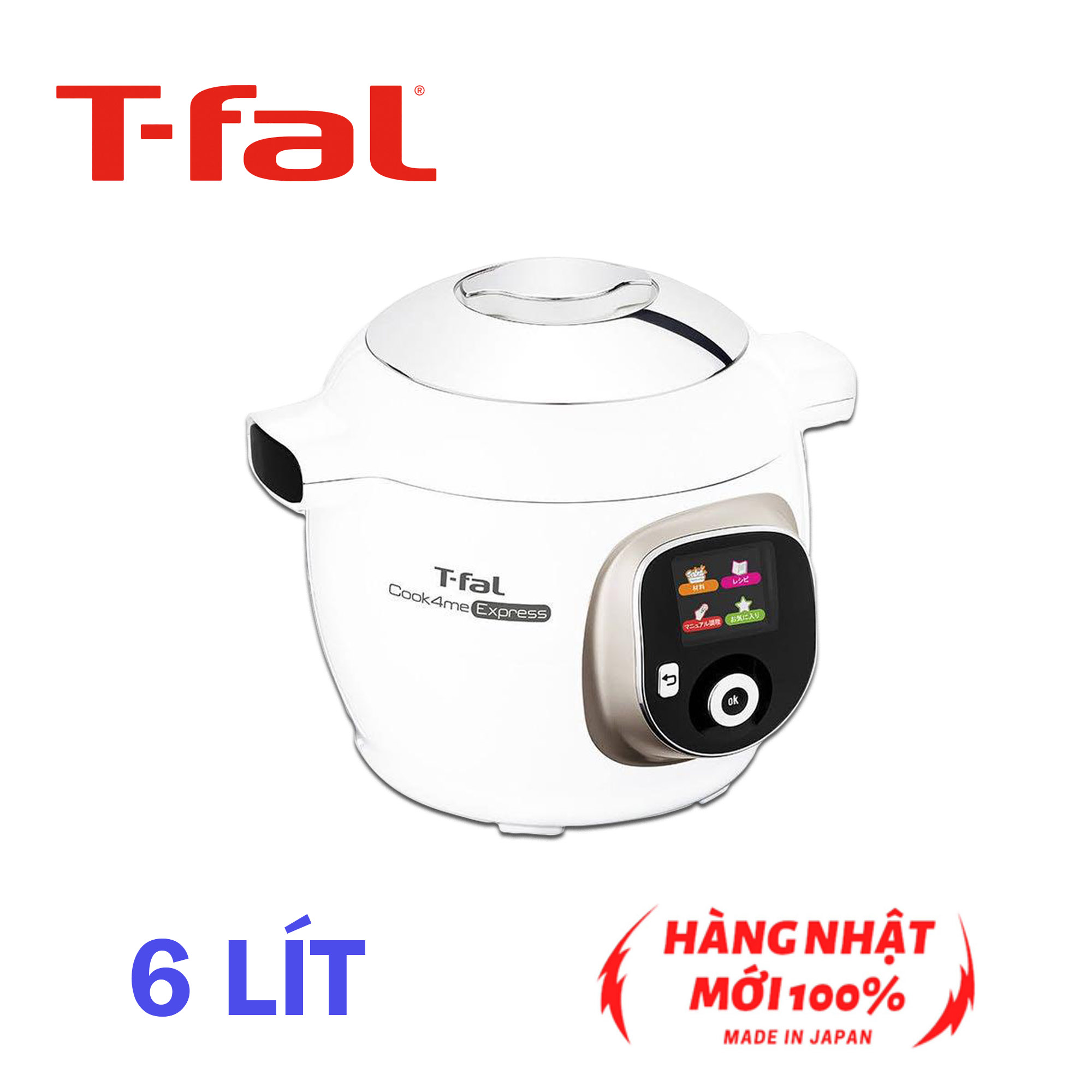 Nồi Áp suất - Áp suất điện T-Fal 210 CY8521JP 6 lít Chính hãng