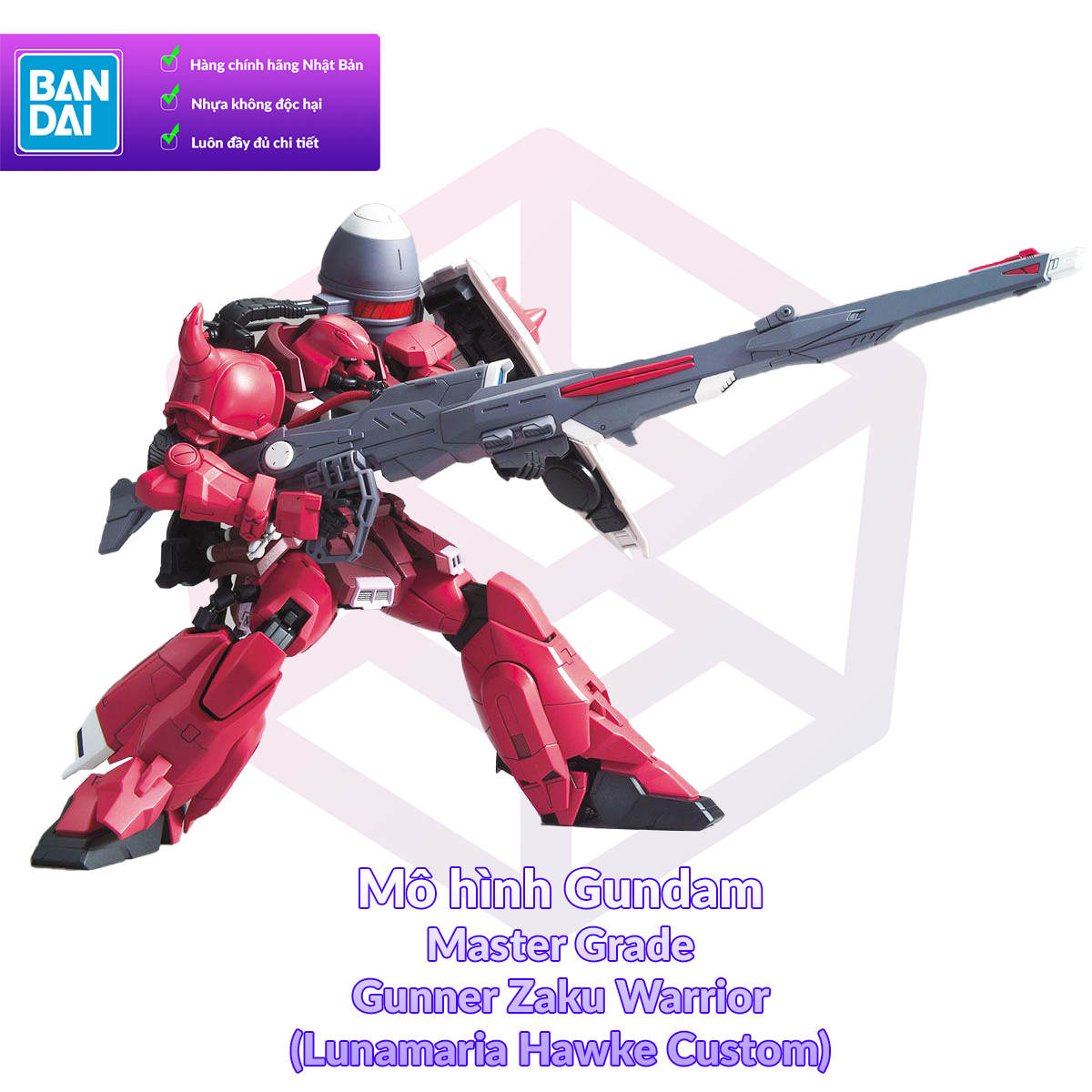Mô Hình Gundam Bandai MG Gunner Zaku Warrior (Lunamaria Hawke Custom) 1 ...