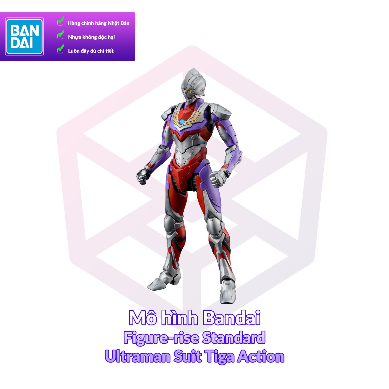 Mô Hình Bandai Figure Rise Standard Ultraman Suit Tiga Action Gdb Frs