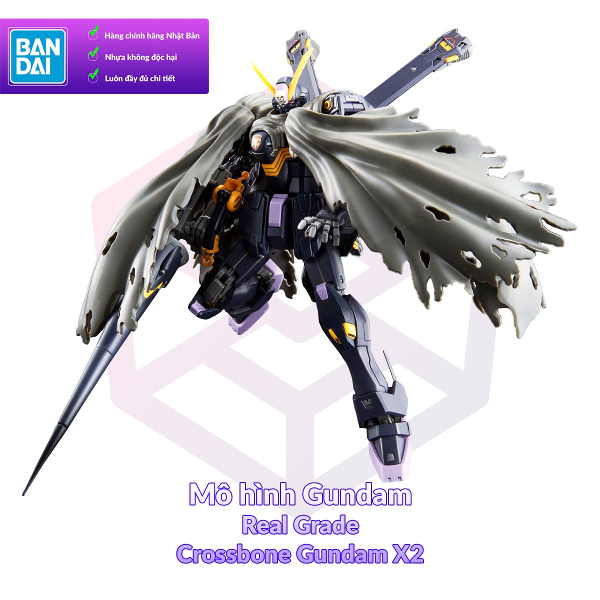 Mô Hình Gundam P-Bandai RG Crossbone X-2 1/144 MS Crossbone Gundam [GDB ...