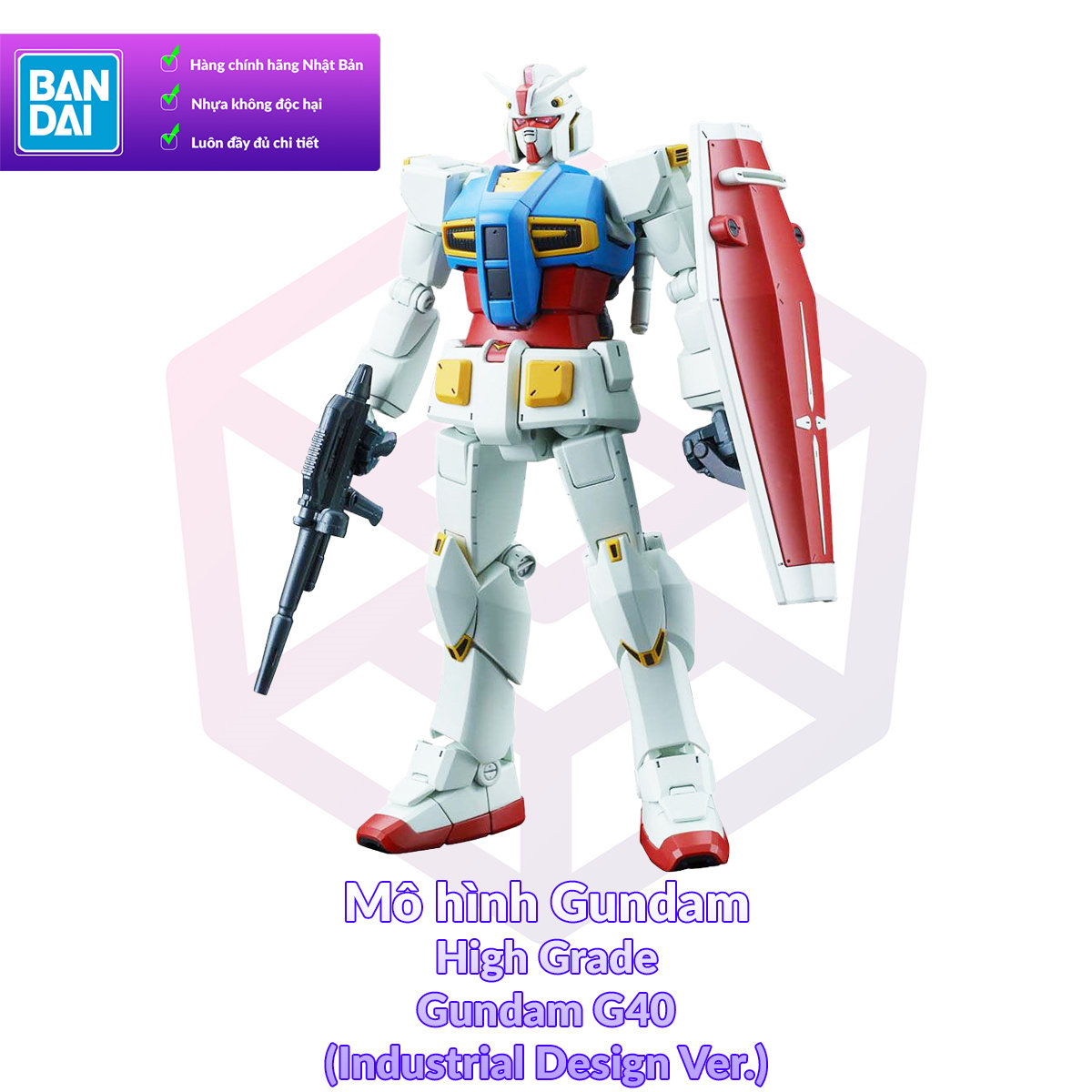 Mô Hình Gundam Bandai HG Gundam G40 (Industrial Design Ver) 1/144 MS ...