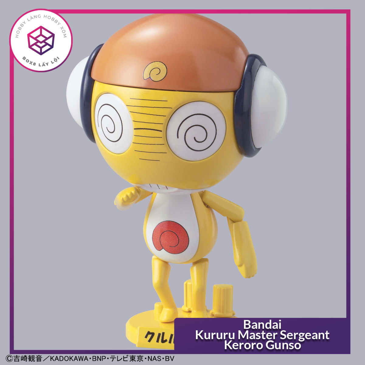 Mô hình Bandai Kururu Master Sergeant - Keroro Gunso