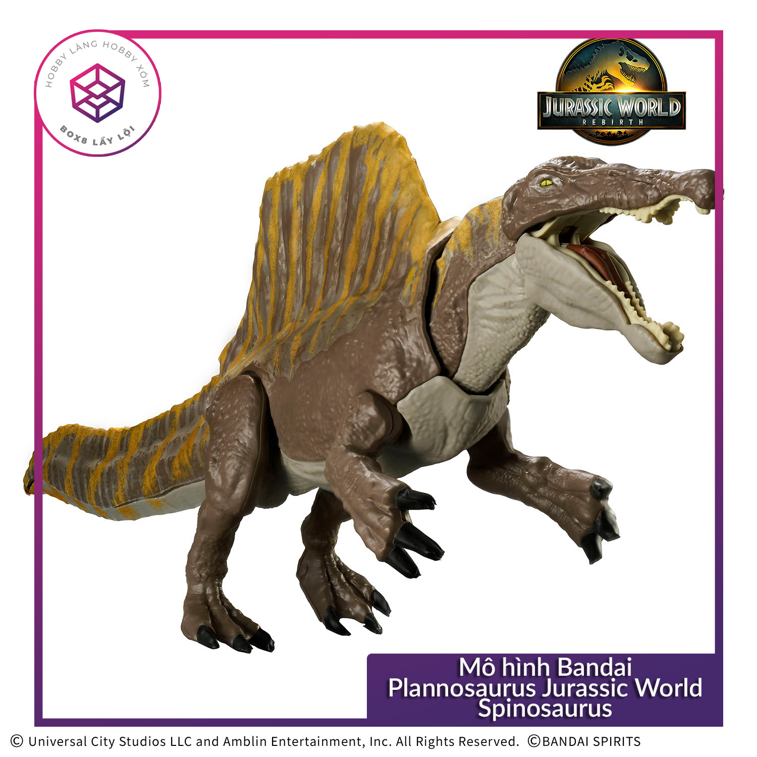 Mô hình Bandai Plannosaurus Jurassic World Spinosaurus