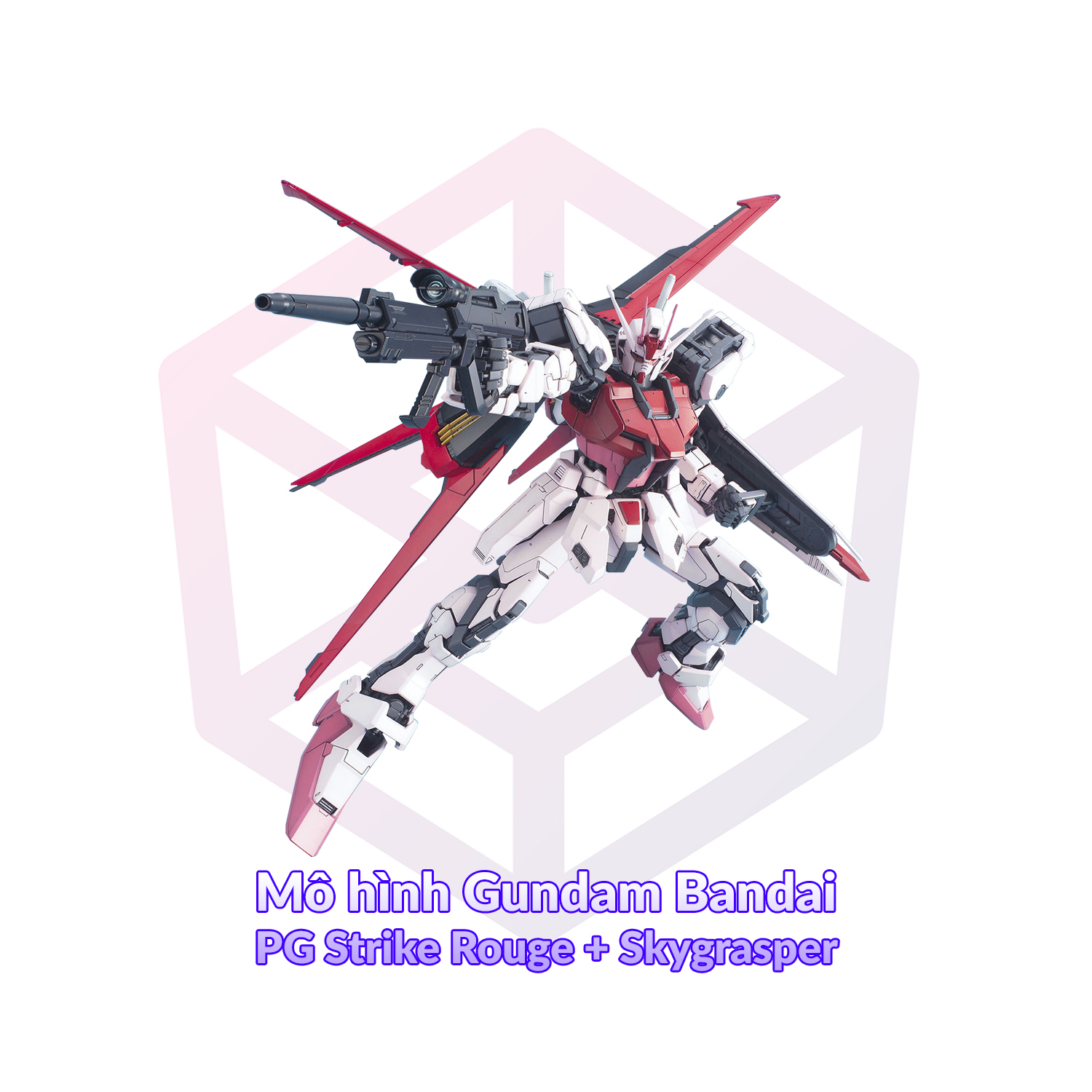 Mô hình Gundam Bandai PG Strike Rouge + Skygrasper 1/60 MS Gundam SEED ...