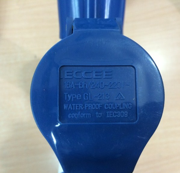 AC Connector IEC 60309 332C6 Female IEC 309 Pin & Sleeve IP44