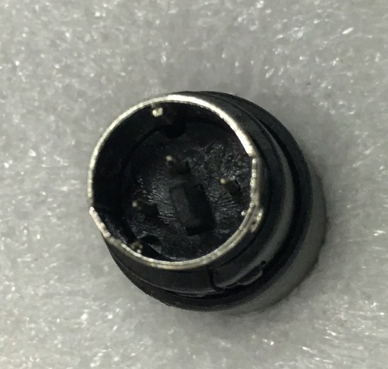 Rắc Hàn Cáp 3 Pin Mini Din Male Connector For PLC Program Black Rắc Mạ ...