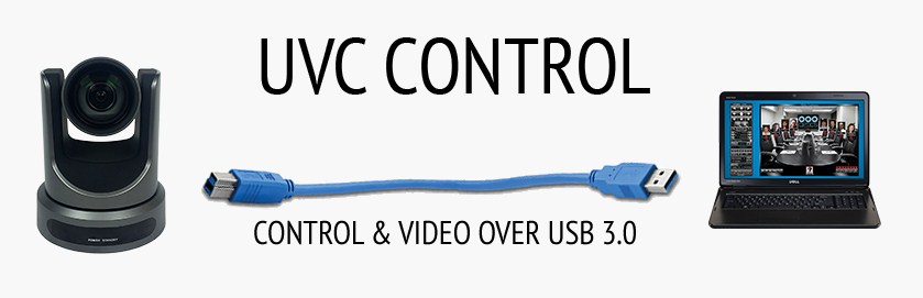 Cáp điều khiển tốc độ cao UVC control VISCA HD PTZ Camera USB 3.0 Type ...
