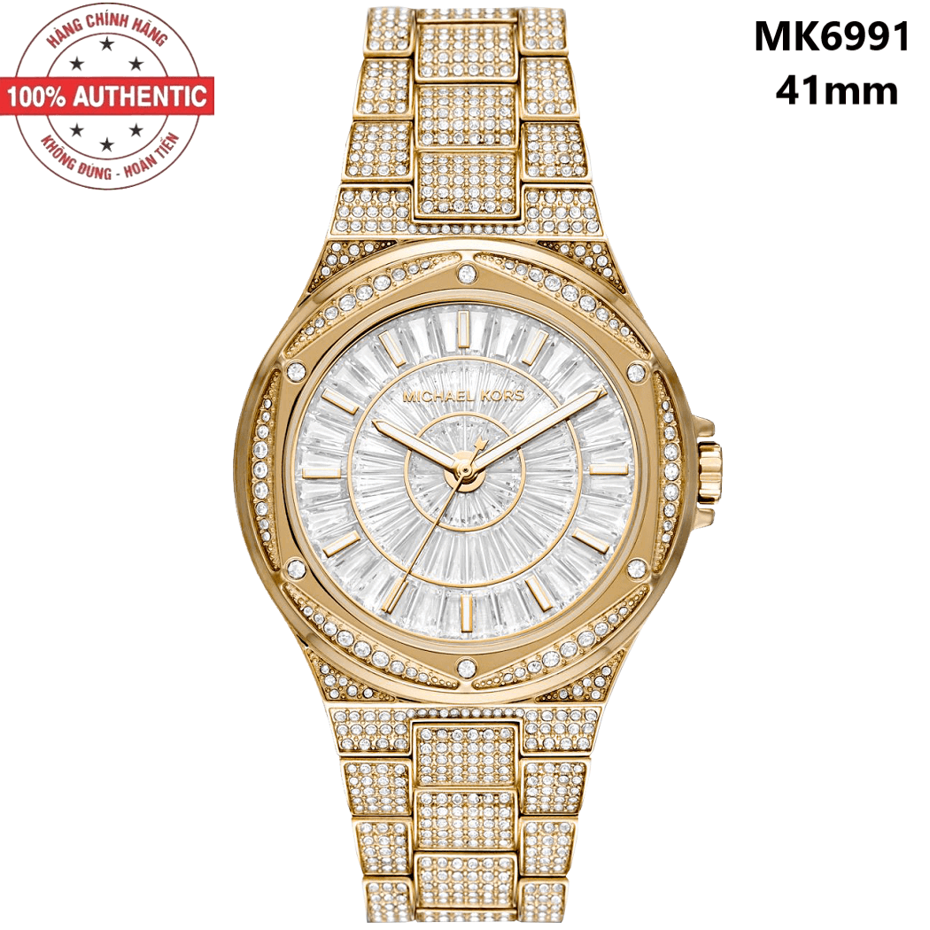 Đồng Hồ Nữ Michael Kors MK6991 Vỏ Gold Size 41mm Shop Đồng Hồ Xách Tay
