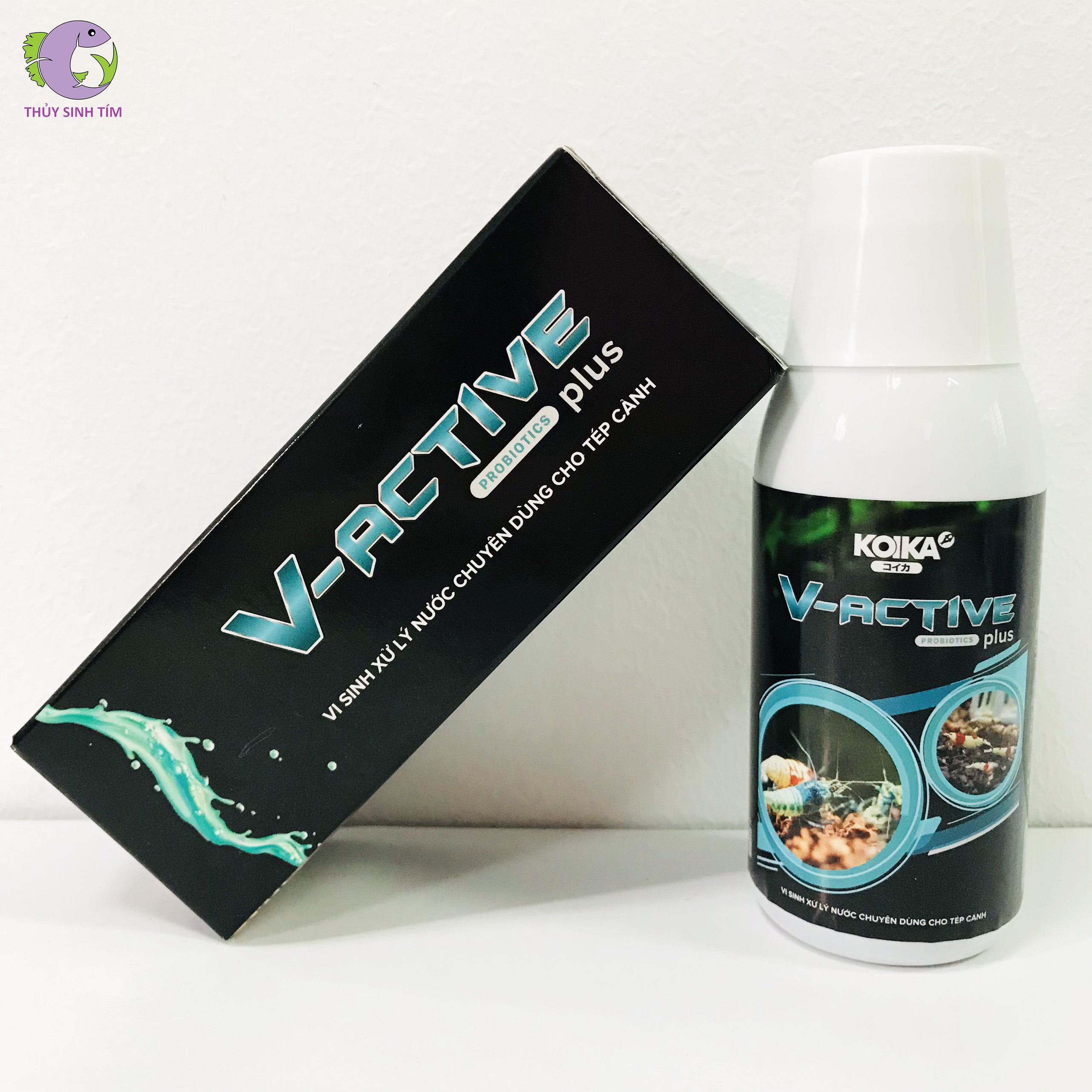 Vi Sinh Chuyên Dụng Cho Tép V-Active Plus | Thủy Sinh Tím