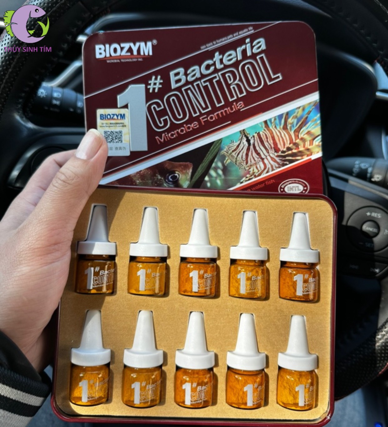 Bacteria Control BIOZYM - Thuốc Trị Bệnh Cho Cá | Thủy Sinh Tím