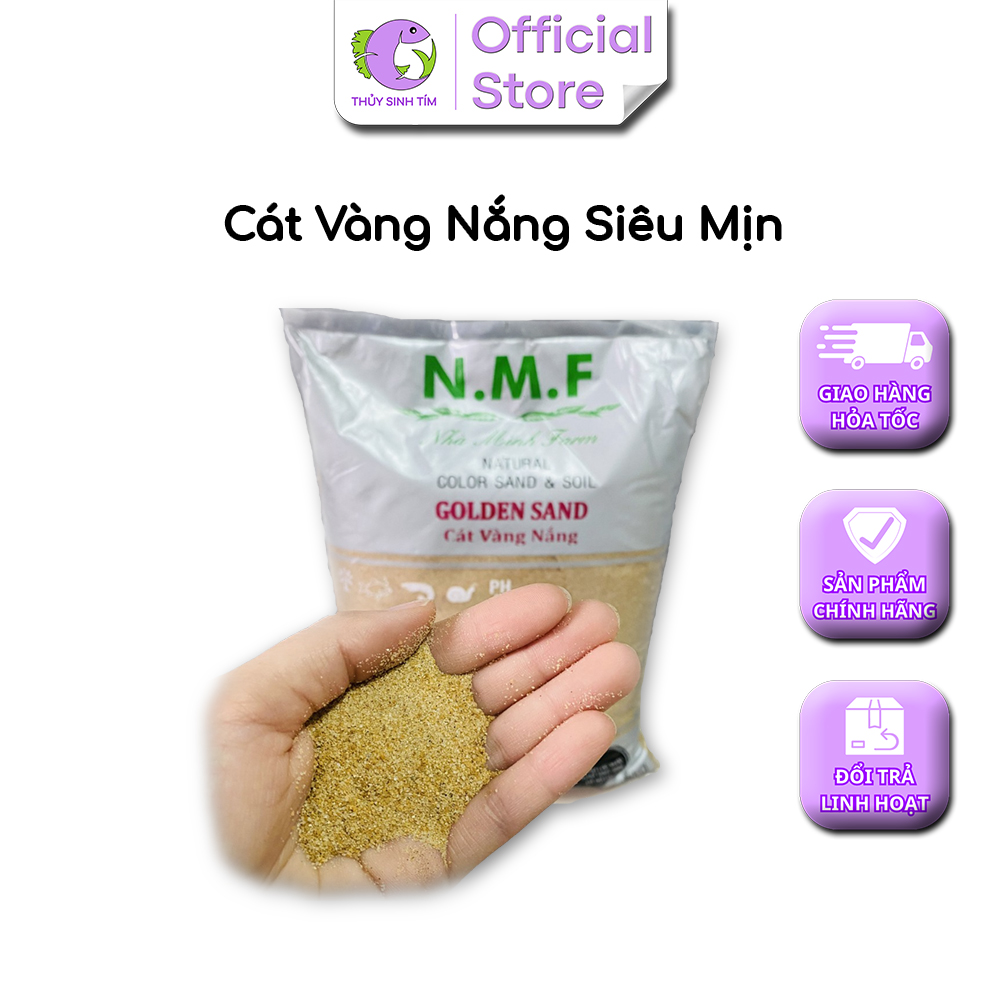 Cát Vàng Nắng 1kg | Thủy Sinh Tím