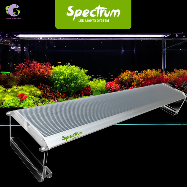 Đèn LED Spectrum WRGB kèm Dimmer (80 - 130cm) | Thủy Sinh Tím
