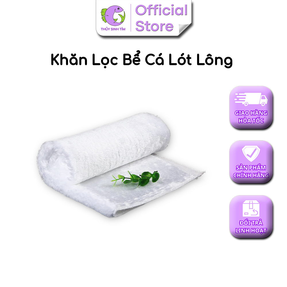 Khăn Lọc Bể Cá | Thủy Sinh Tím