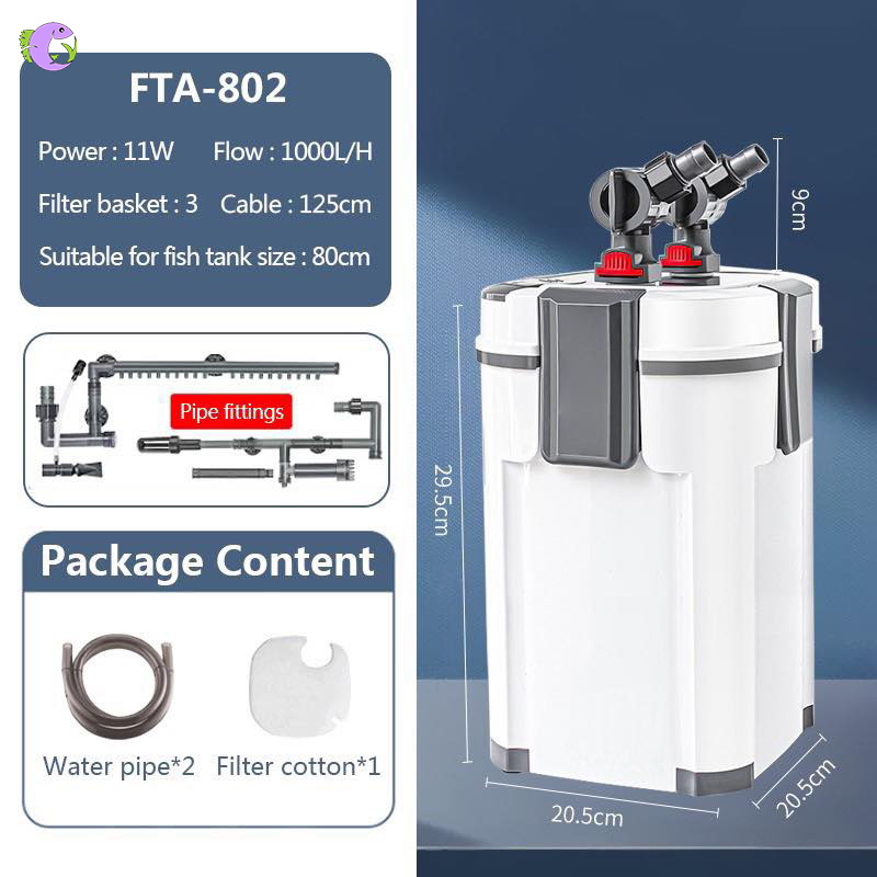 Máy Lọc Thùng Jinwa FTA | Thủy Sinh Tím