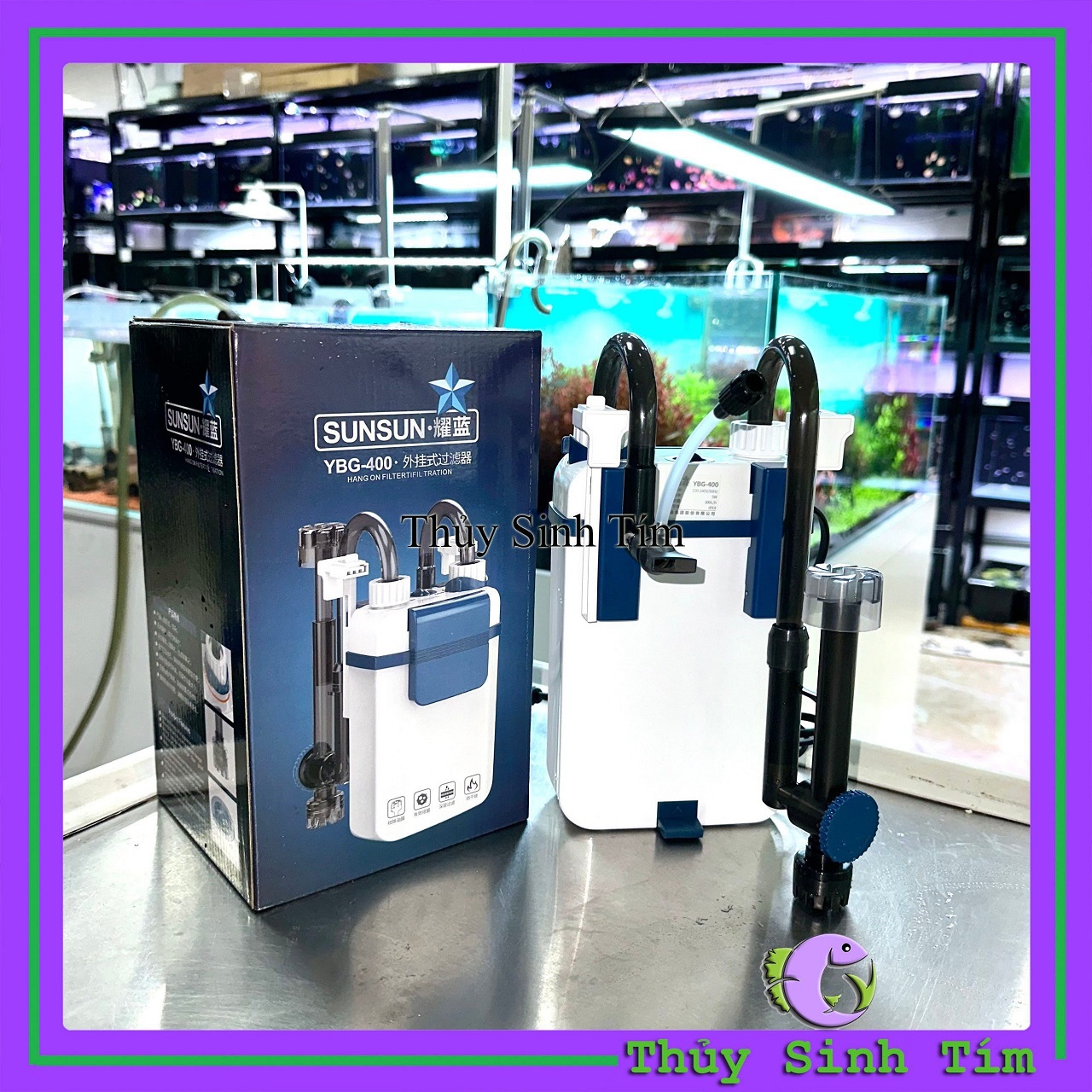 Máy Lọc Treo SunSun YBG | Thủy Sinh Tím