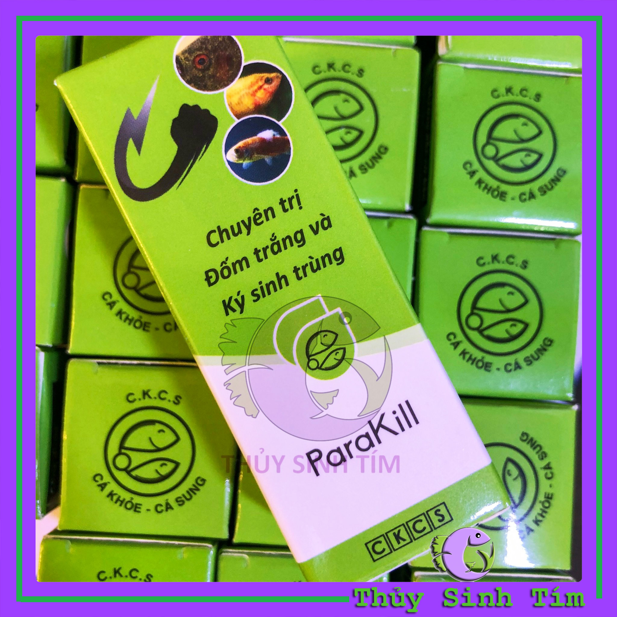 Parakill - Chuyên Trị Đốm Trắng Và Ký Sinh Trùng | Thủy Sinh Tím