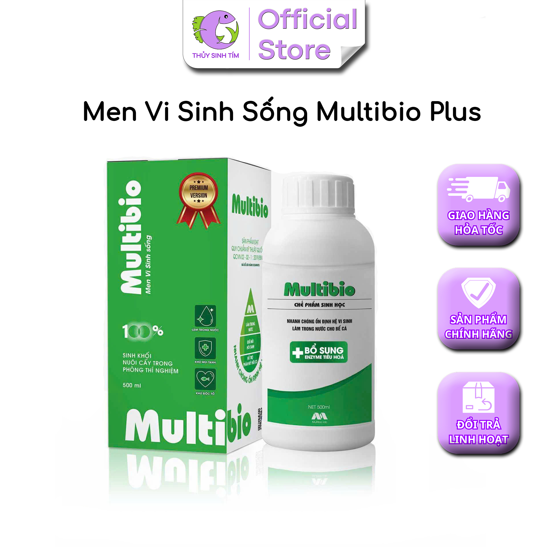 Chế Phẩm Sinh Học Multibio | Thủy Sinh Tím