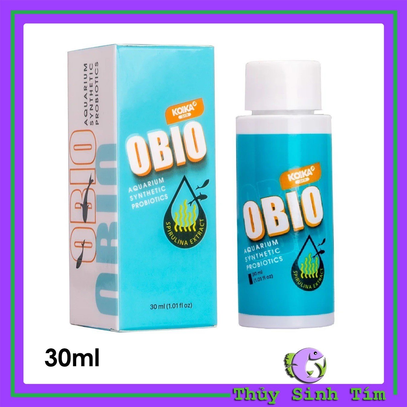 Vi Sinh Chiết Xuất Tảo Biển OBIO | Thủy Sinh Tím