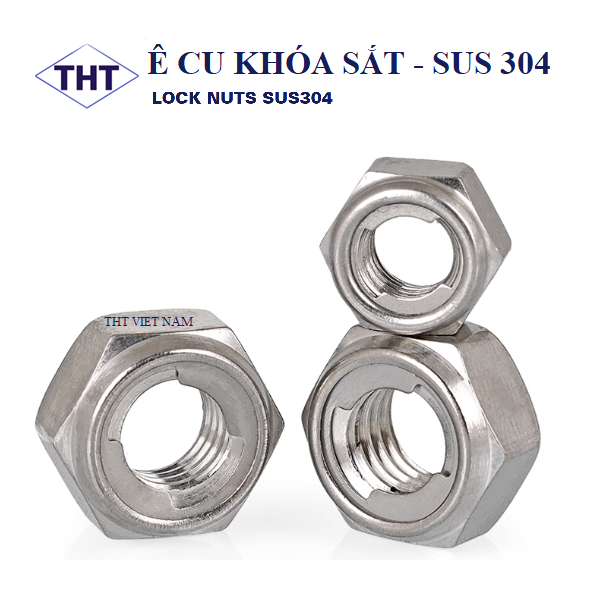 Ê cu khóa sắt LOCK NUTS SUS304