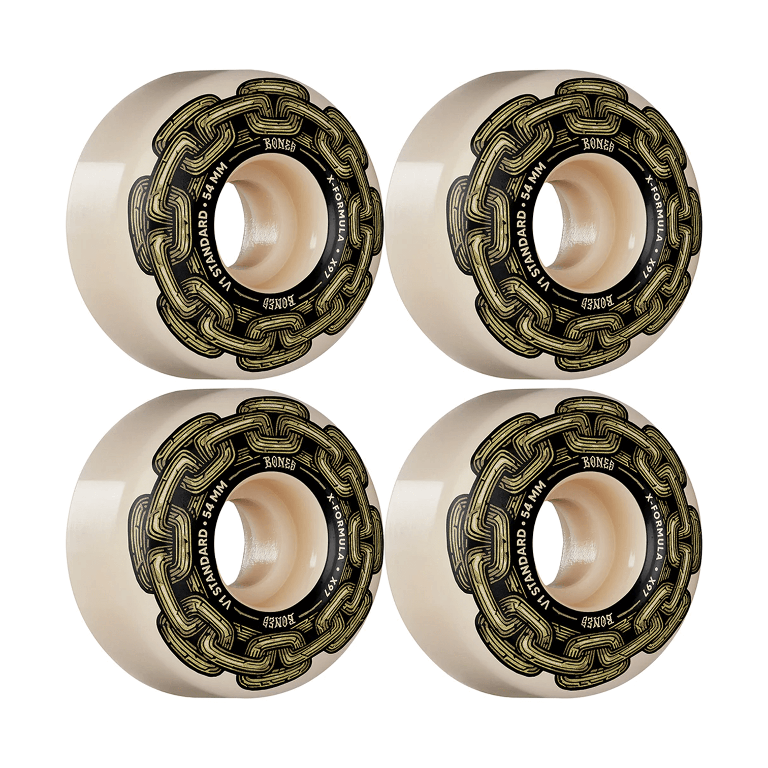 BONES X-FORMULA V1 GOLD CHAIN X97 WHEELS 54MM