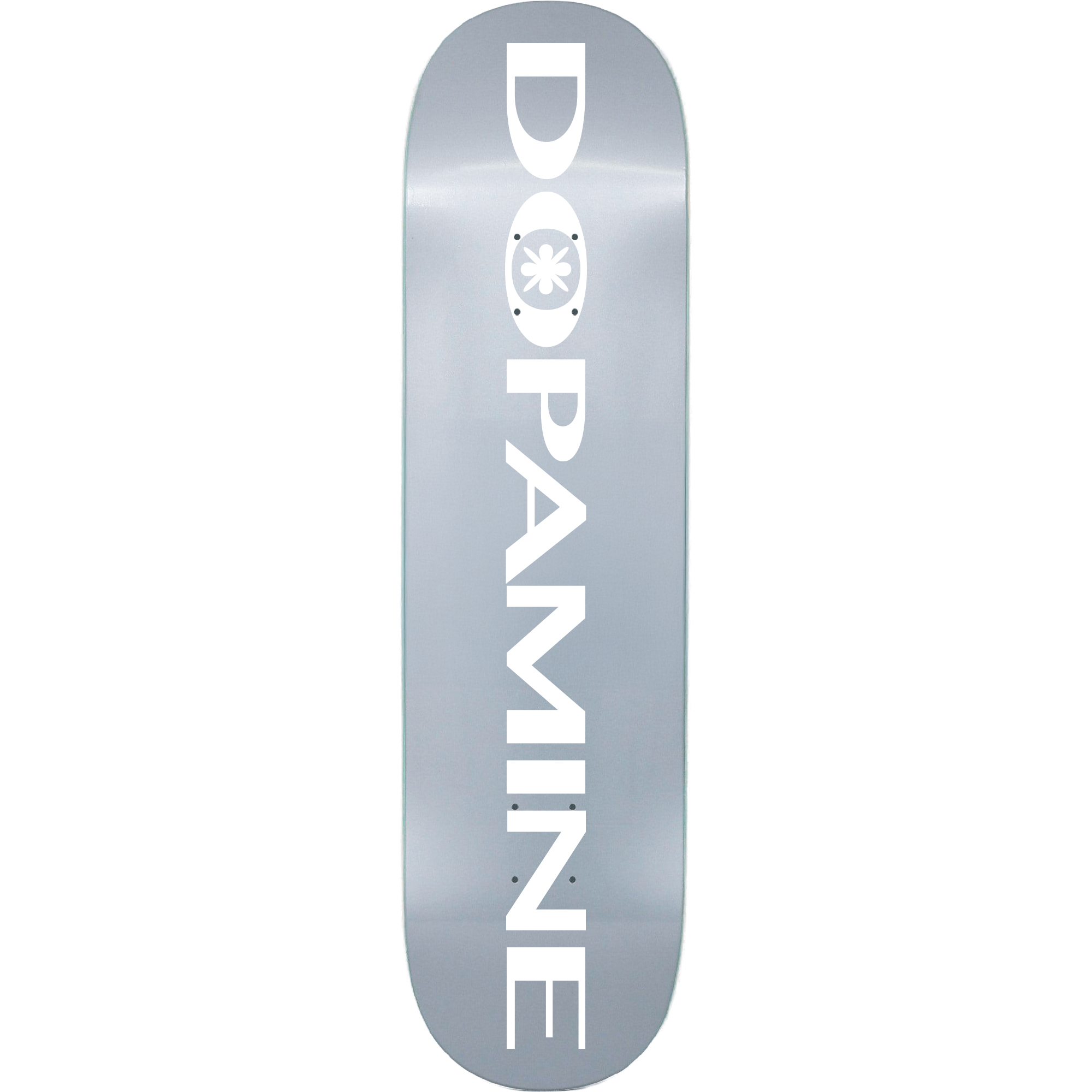 DOPAMINE SILVER OG WHITE LOGO PRO DECK