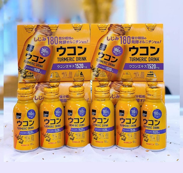 NƯỚC NGHỆ GIẢI RƯỢU BỔ GAN UKON TUMERIC DRINK - TakaShop