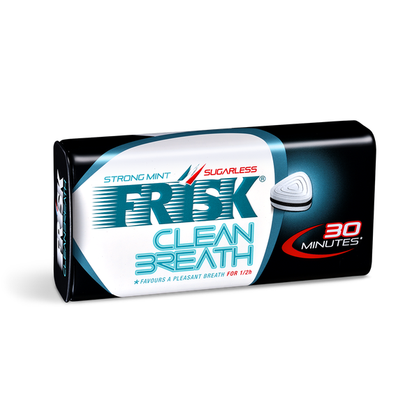 Kẹo ngậm bạc hà Frisk Clean Breath Strong Mint (50 viên) | Can.D ...