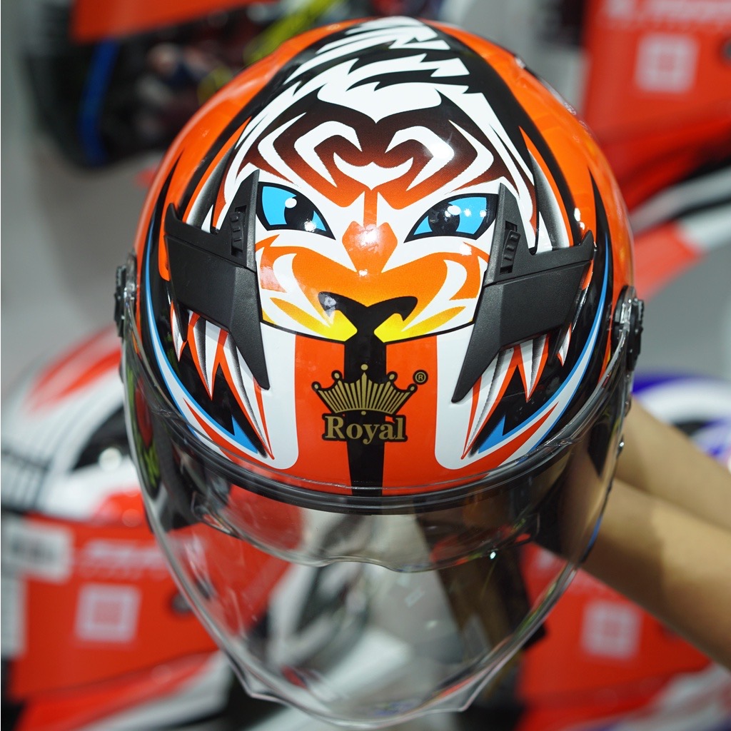 Mũ 3/4 Royal M268(2 Kính) BASANI Bóng Nhỏ Gọn Nhẹ FREESHIP Hello Biker ...