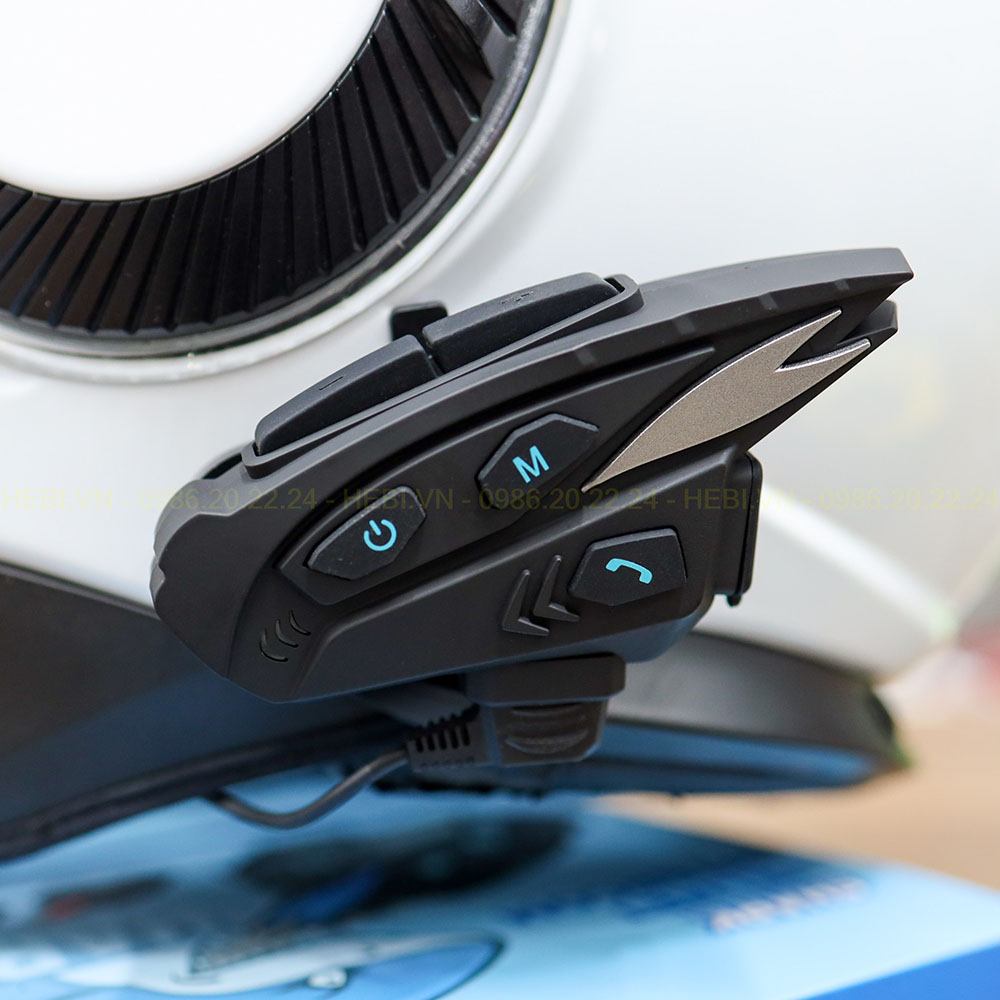 Tai Nghe Bluetooth Intercom Shark Pro V2 BT 5.1 Kết Nối 8 Thiết Bị 2024 ...