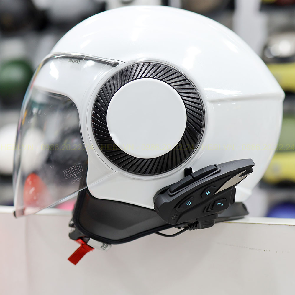 Tai Nghe Bluetooth Intercom Shark Pro V2 BT 5.1 Kết Nối 8 Thiết Bị 2024 ...