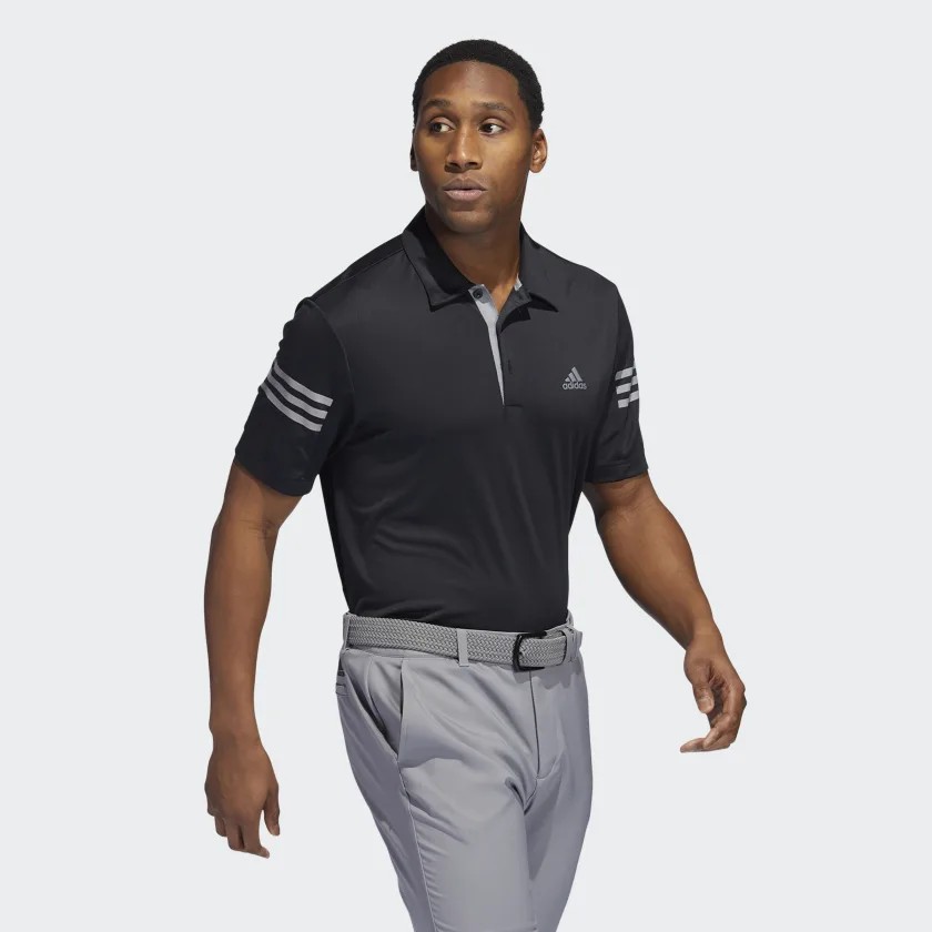 Áo Polo Adidas Nam Chính Hãng - 3-STRIPES POLO SHIRT - Đen | JapanSport ...