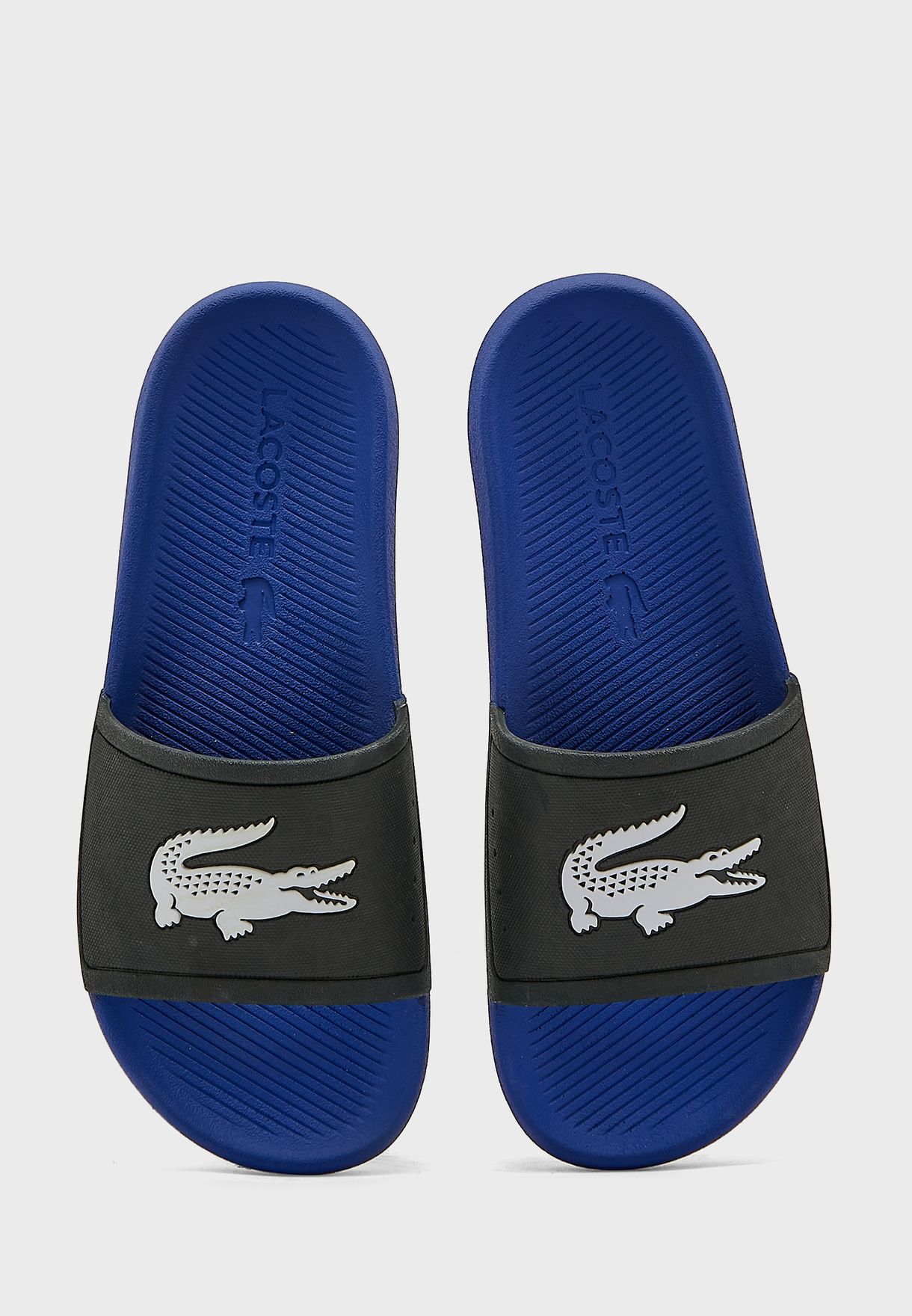 Dép Lacoste Chính Hãng - Black Croco Logo Slide - Xanh | JapanSport 7 ...