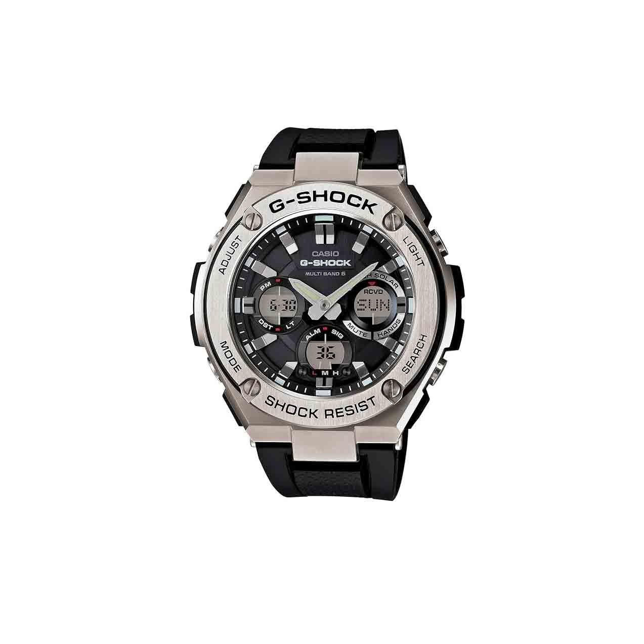 Đồng hồ Casio chính hãng - G-SHOCK GST-W110-1AJF G-STEEL Radio Solar | JapanSport