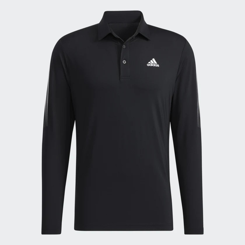 Áo Polo Adidas Nam Golf Chính Hãng - 3-STRIPES AEROREADY - Đen | JapanSport HA3125