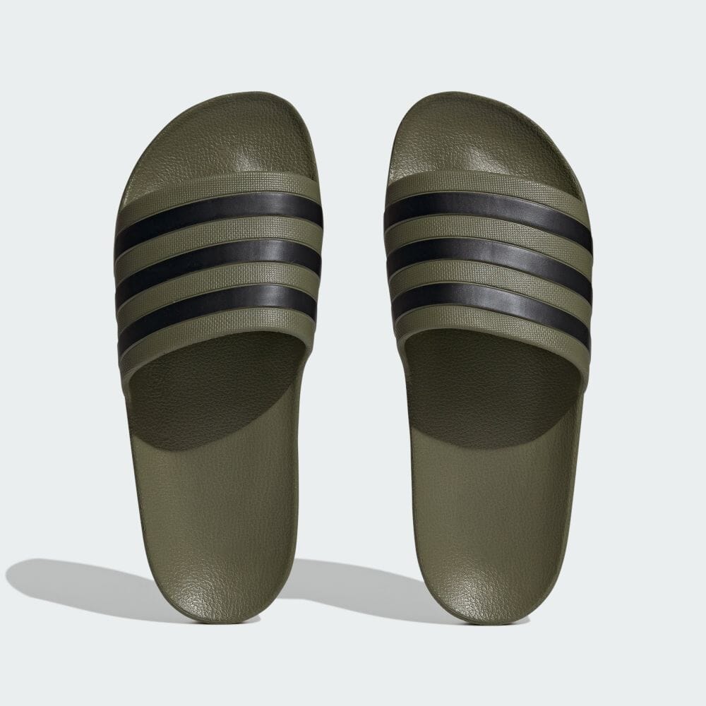 Dép Adidas Chính Hãng - ADILETTE AQUA SLIDES - Rêu/Đen | JapanSport HP9392