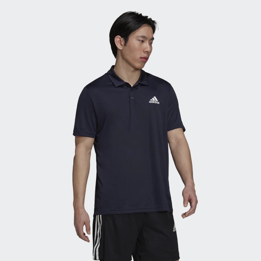 Áo Polo Adidas Chính Hãng - AEROREADY DESIGNED TO MOVE SPORT - Navy | JapanSport H30284