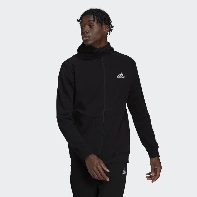 Áo Khoác Adidas Nam Chính Hãng - Essentials 4 Gameday Full-Zip Hoodie ...