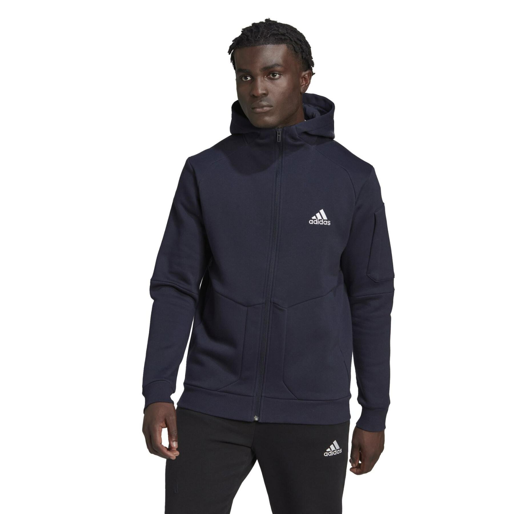Áo Khoác Adidas Nam Chính Hãng - Essentials for Gameday - Xanh ...