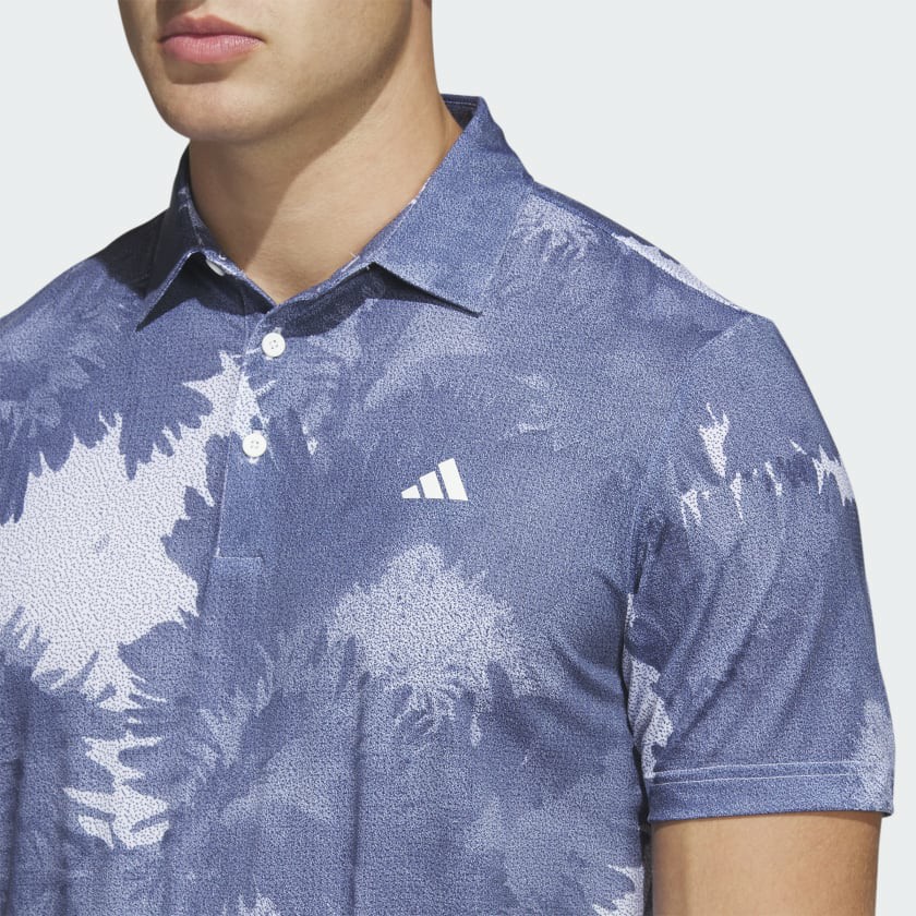 Áo Polo Adidas Nam Chính Hãng - FLOWER MESH GOLF POLO SHIRT - Navy | JapanSport HS1131