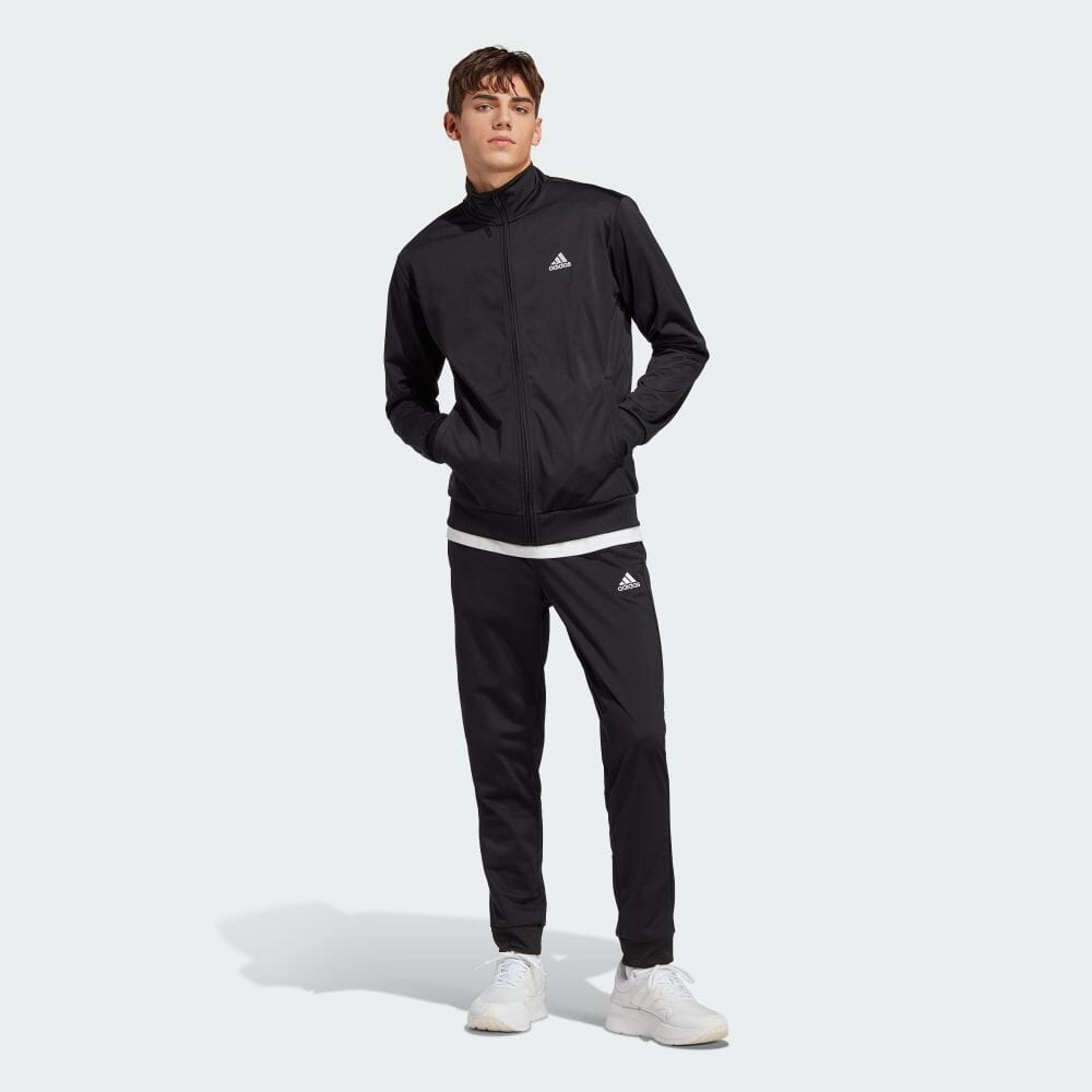 Bộ thể thao Adidas Nam Chính Hãng - Linear Logo Tricot Tracksuit - Đen ...