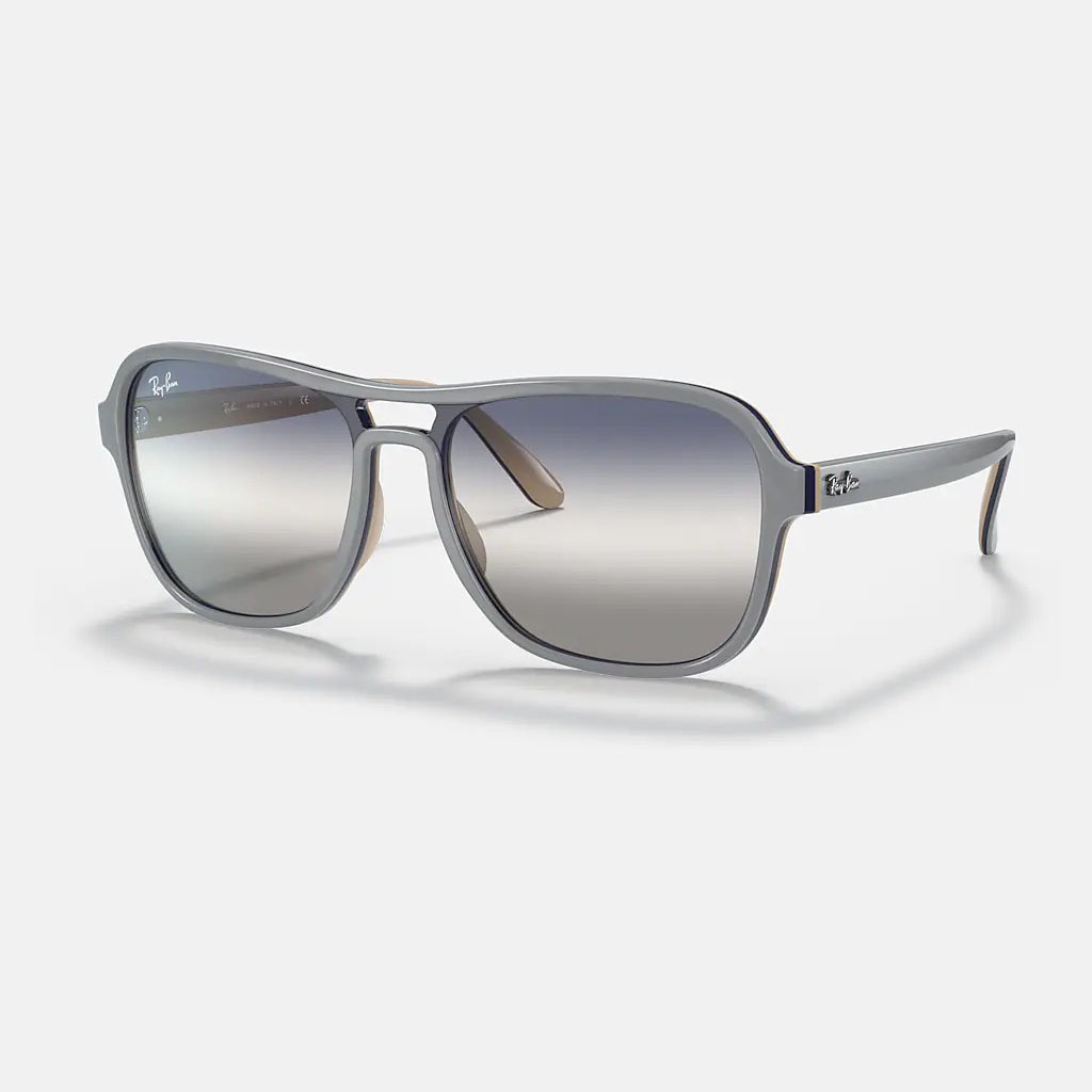 Kính Ray-Ban Chính hãng - STATE SIDE BI-GRADIENT Polished Light Grey ...
