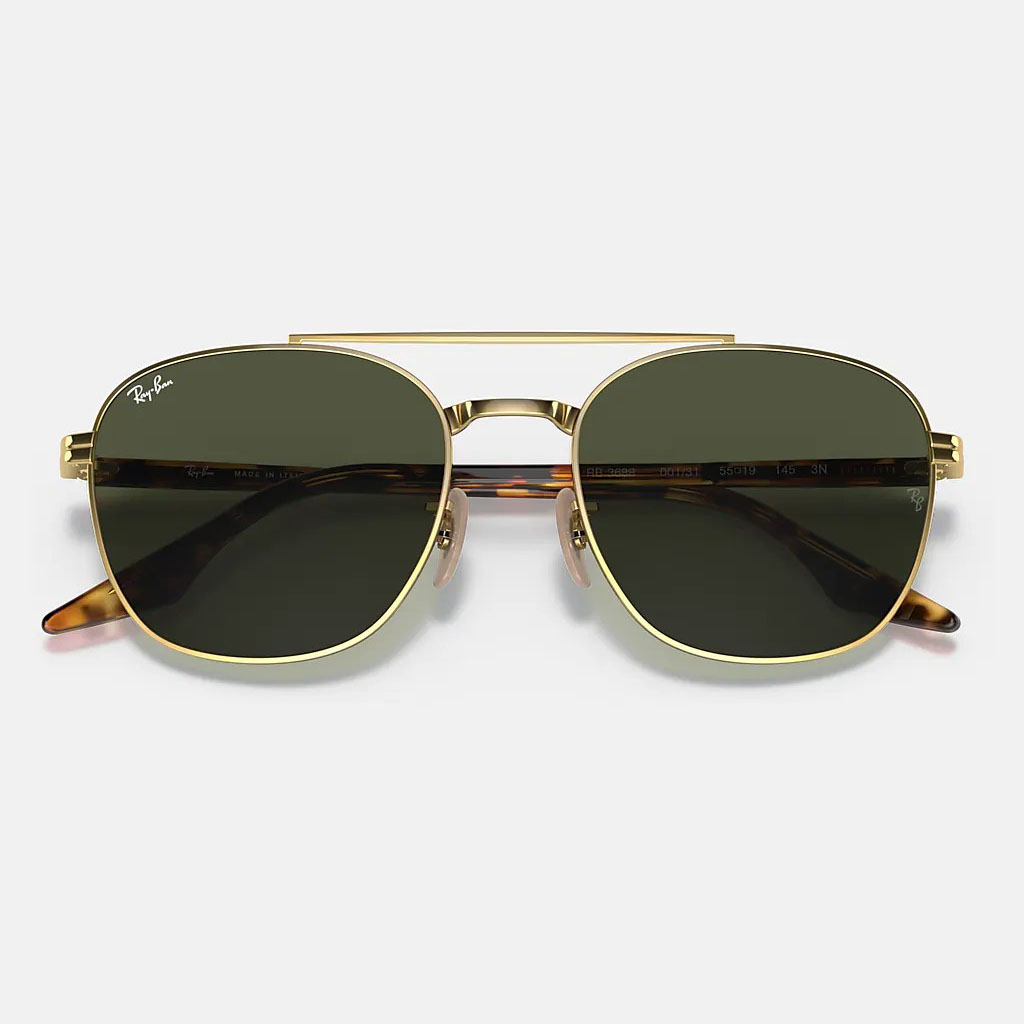 Kính Ray-Ban Chính hãng - RB3688 001/31 58mm Arista / Crystal Gray Green (G-15XLT) - Nam ...