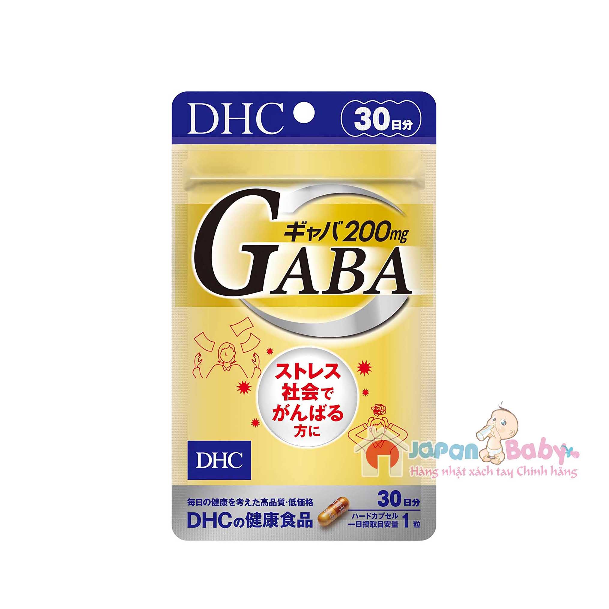 VIÊN UỐNG GIẢM STRESS DHC GABA 30 NGÀY NHẬT BẢN | JAPANSPORT