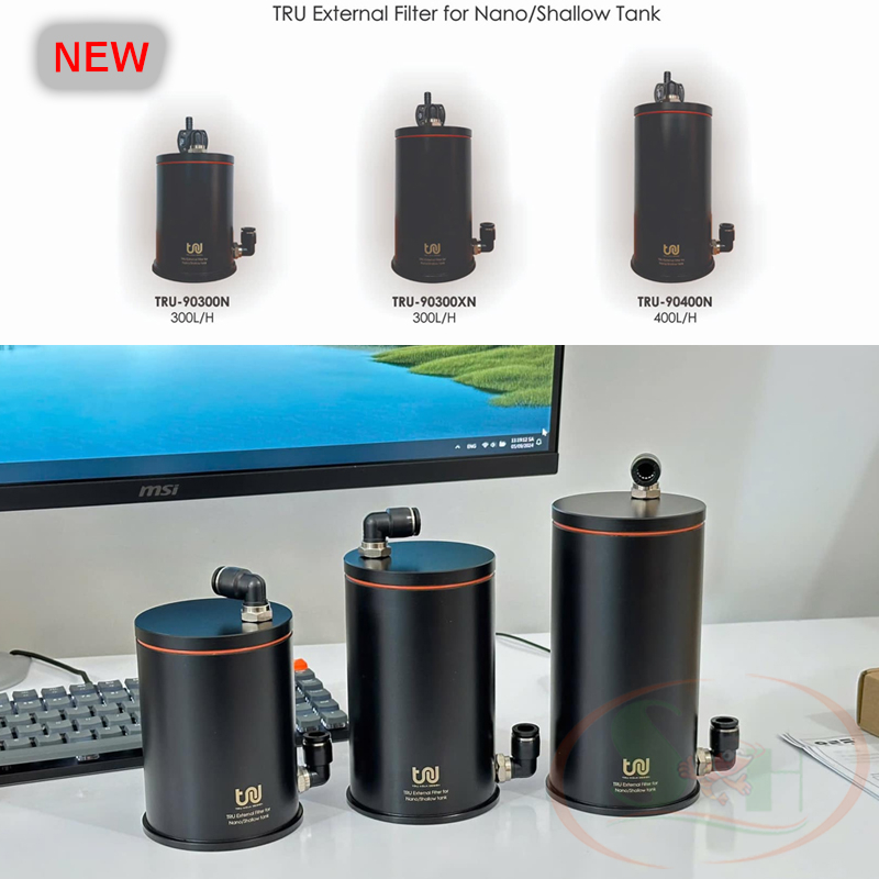 Lọc thùng mini TRU PVC Nano External Filter bể cá tép - Shrimp Home