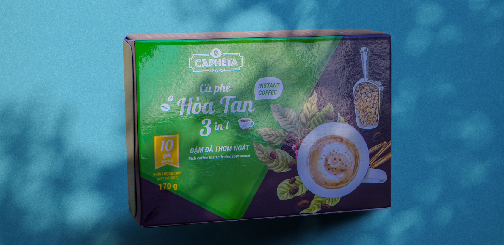 Capheta - Rang xay và nguyên chất