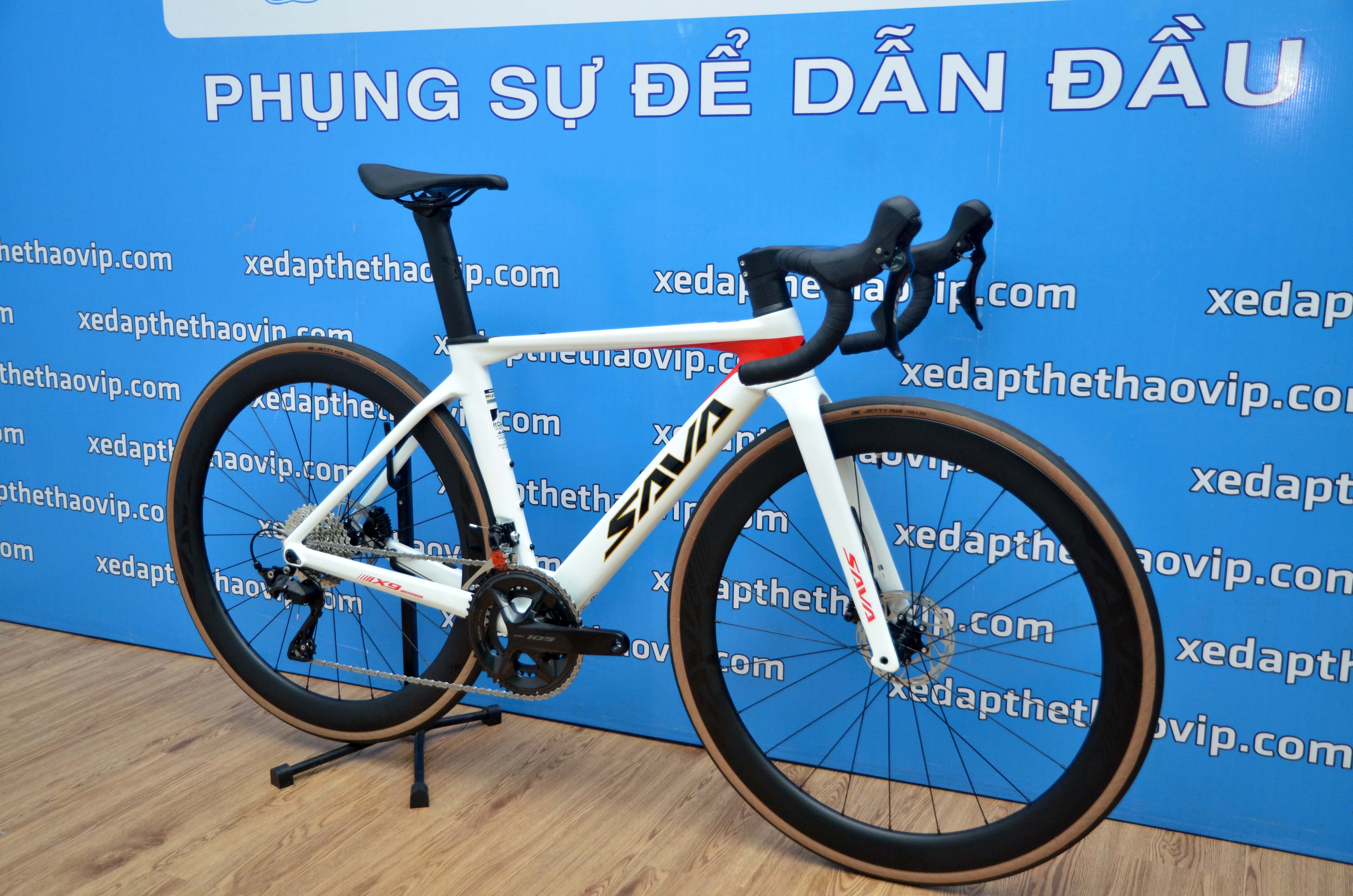 Xe Đạp Đua ĐỨC SAVA X9.9 R7120: Full Carbon TORAY T800 cao cấp, dàn đầu ...
