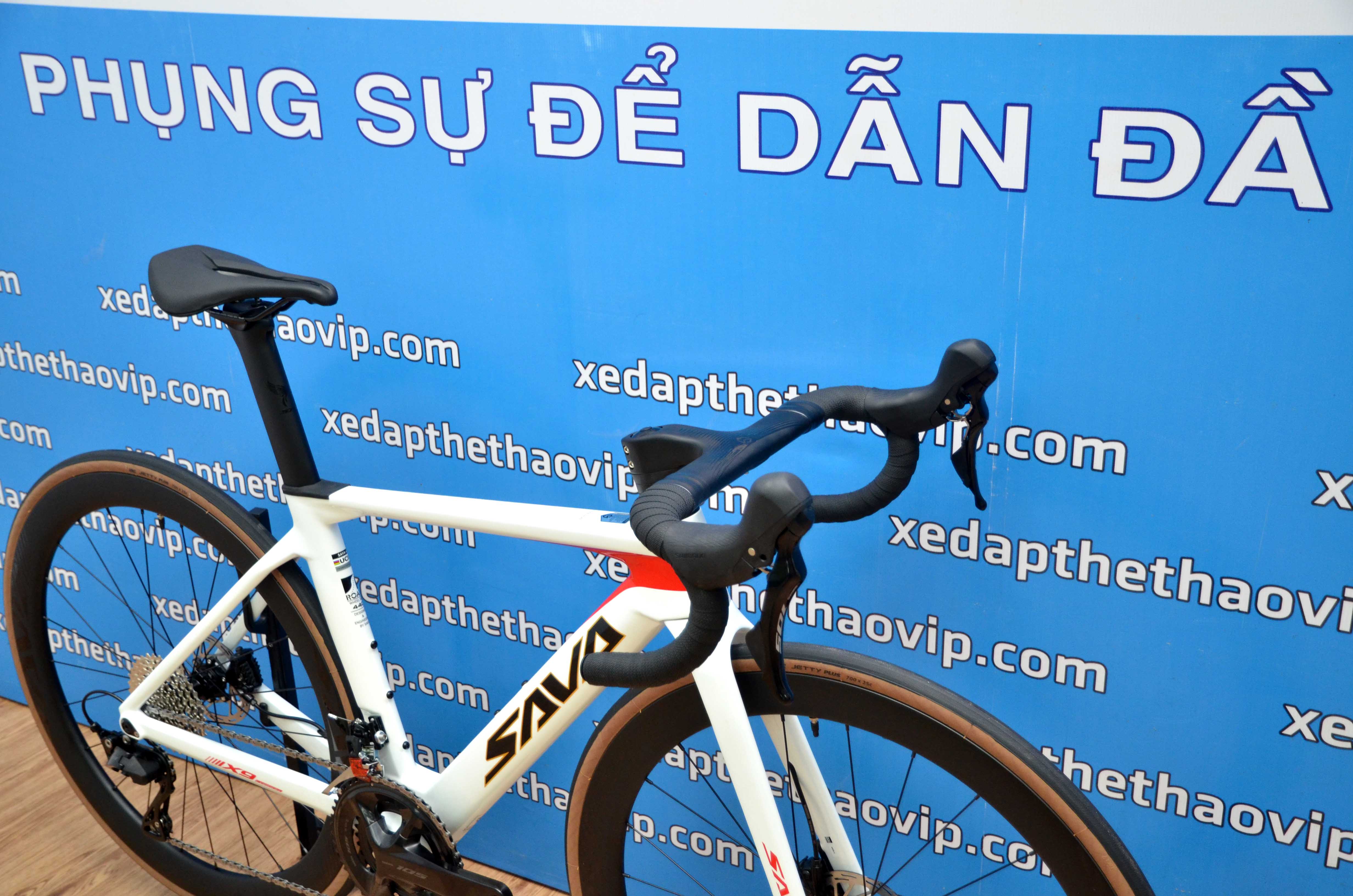 Xe Đạp Đua ĐỨC SAVA X9.9 R7120: Full Carbon TORAY T800 cao cấp, dàn đầu ...