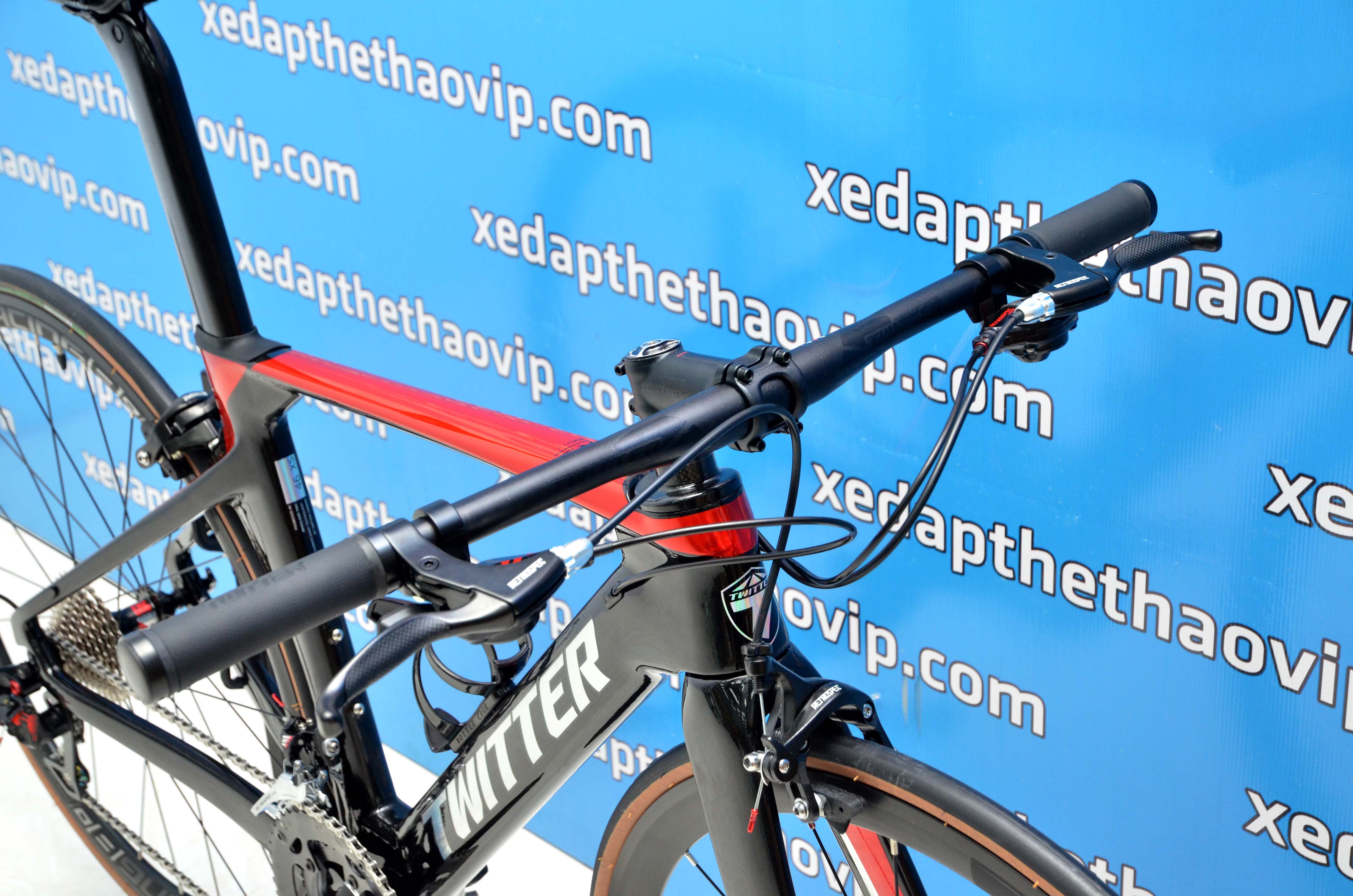 Xe đạp touring TWITTER R5 RS-22: Carbon FIBER +Group RETROSPEC 2x12 tốc ...
