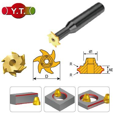 Dao phay bo cung R (Vát cạnh cung R)